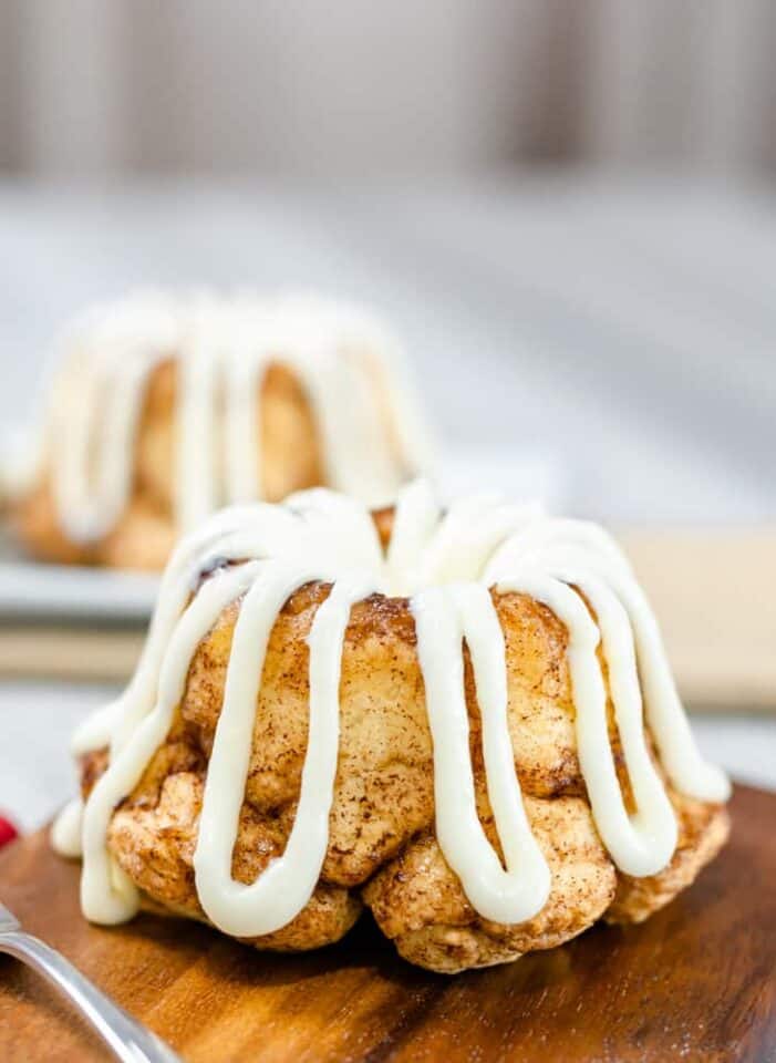 Mini Bundt Cinnamon Sugar Pull-Apart Bread - Mama Needs Cake®