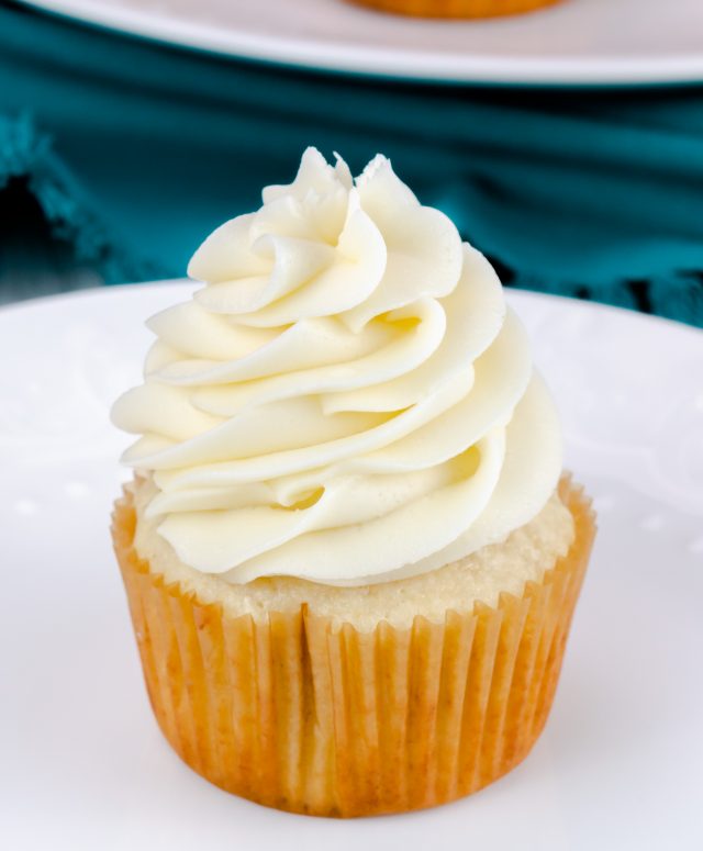 Vanilla Cupcakes with Vanilla Buttercream Frosting - Mama Needs Cake®