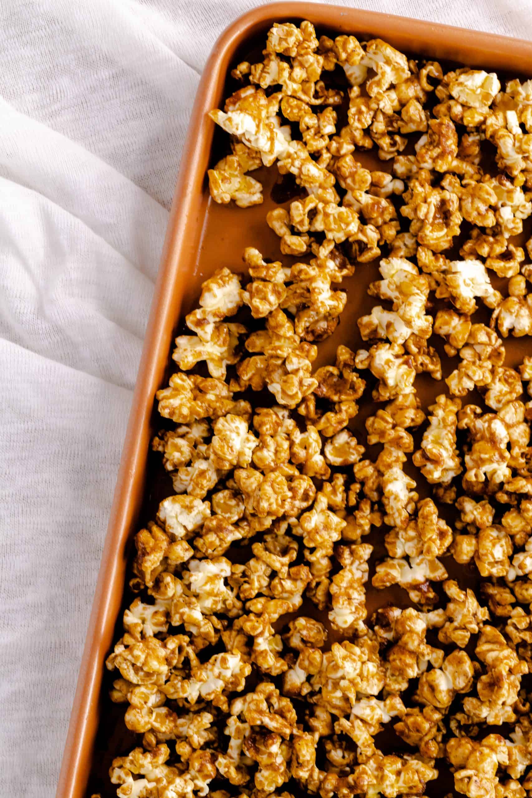 Caramel Gingerbread Popcorn - Mama Needs Cake®