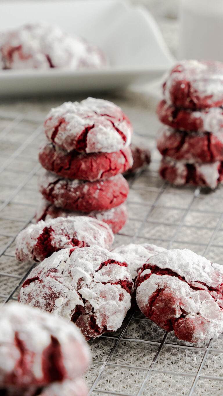 Red Velvet Crinkle Cookies - Mama Needs Cake®