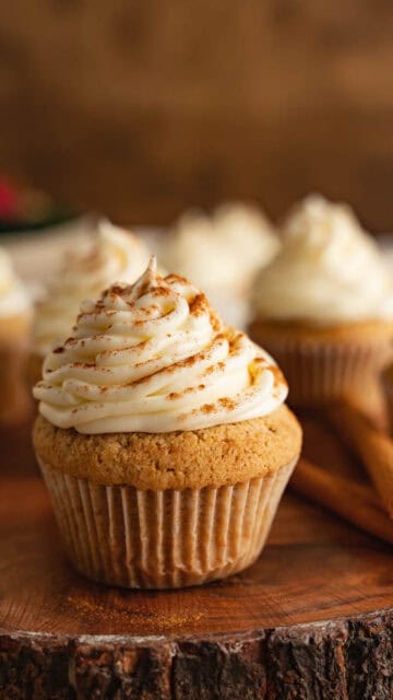 Spice Cupcakes with Cream Cheese Frosting - Mama Needs Cake®