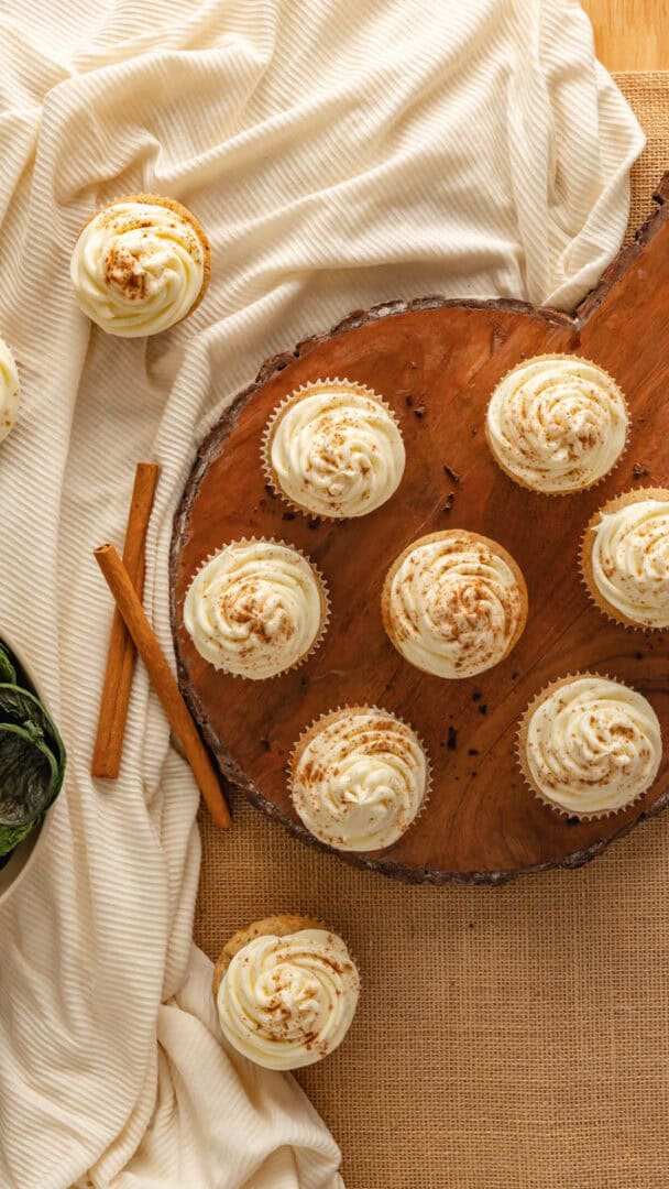 Spice Cupcakes with Cream Cheese Frosting - Mama Needs Cake®