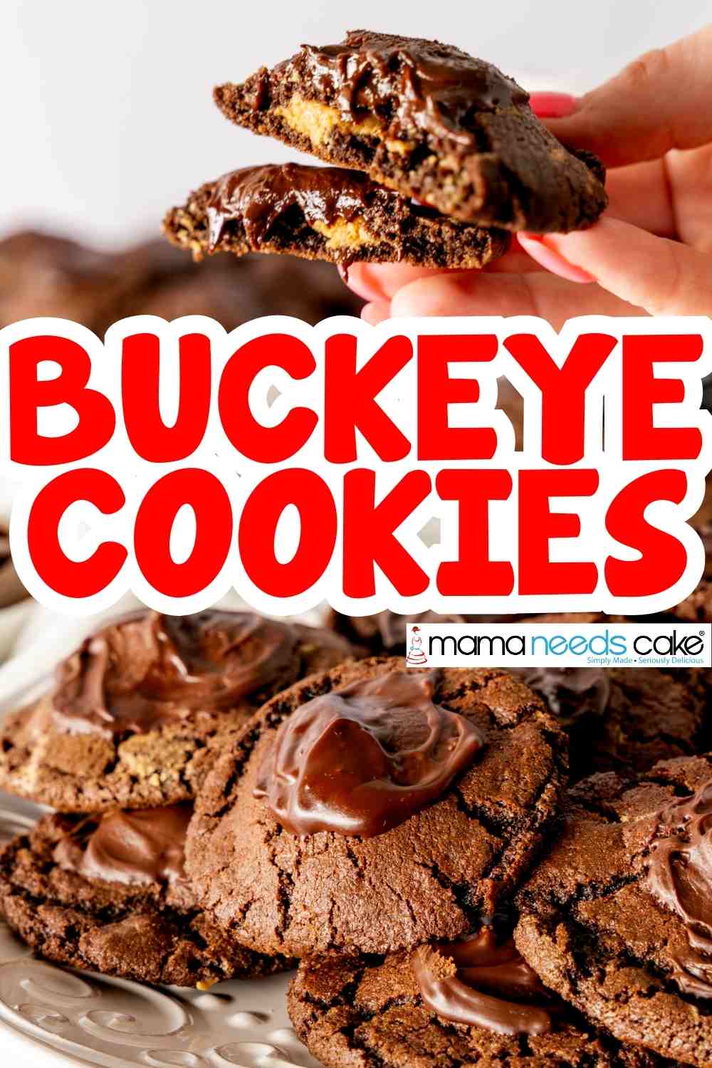 Peanut Butter Buckeye Cookies - Mama Needs Cake®