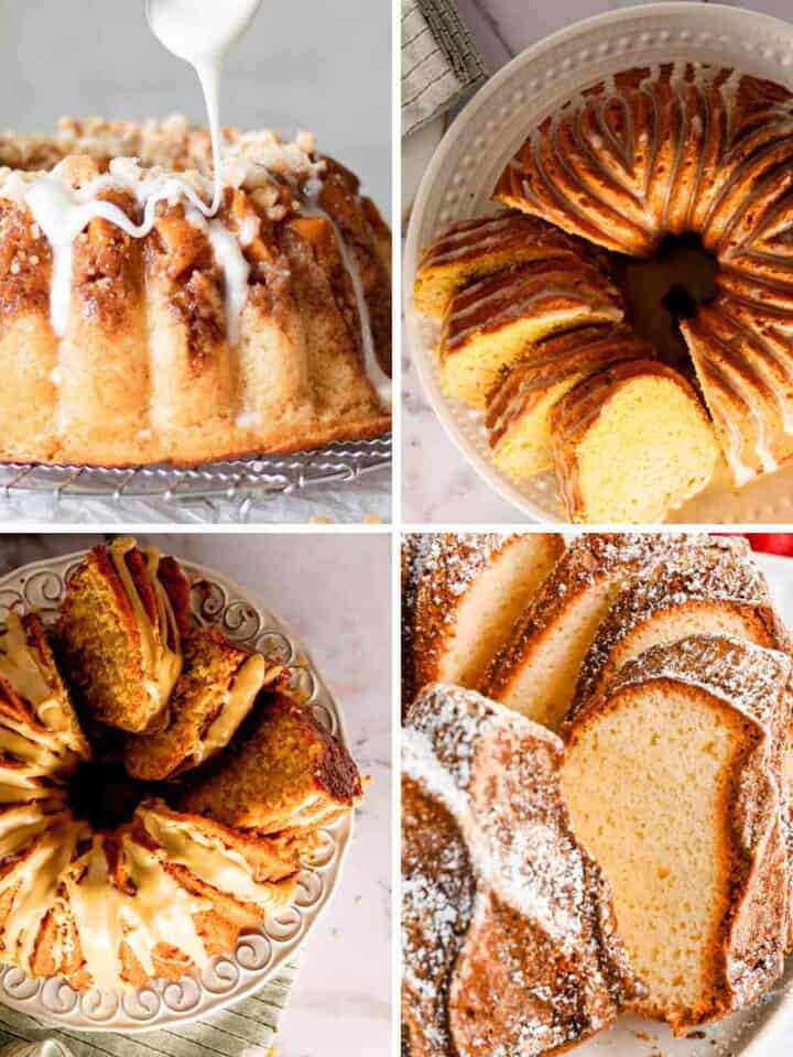 Brown Sugar Pound Cake with Caramel Glaze - Mama Needs Cake®