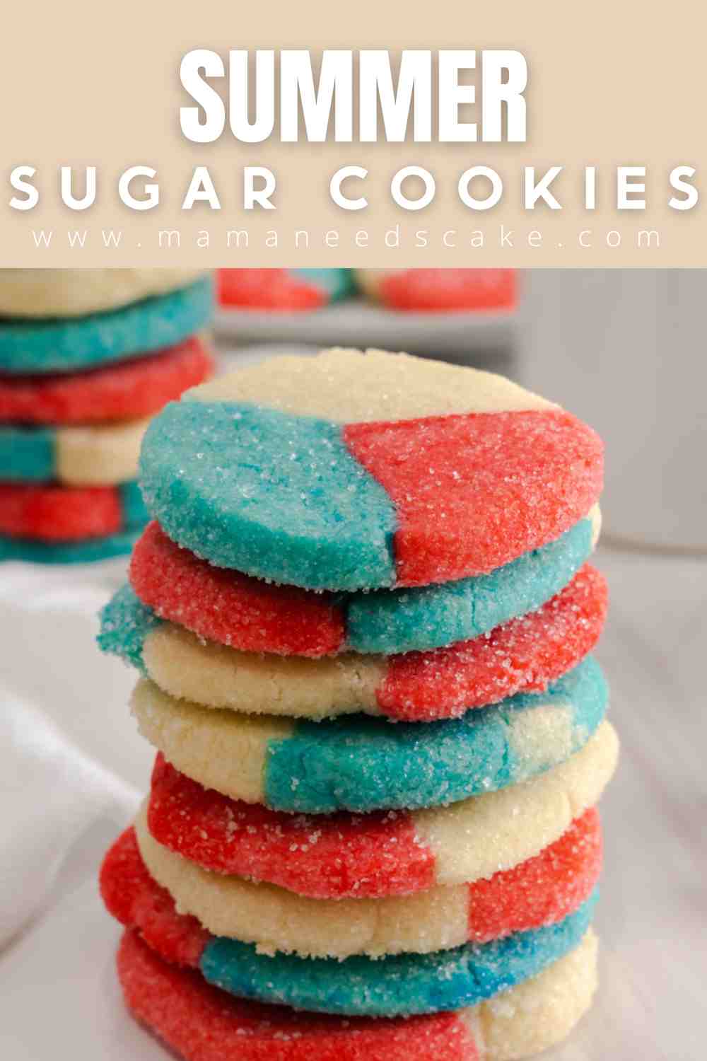 Summer Sugar Cookies - Mama Needs Cake®