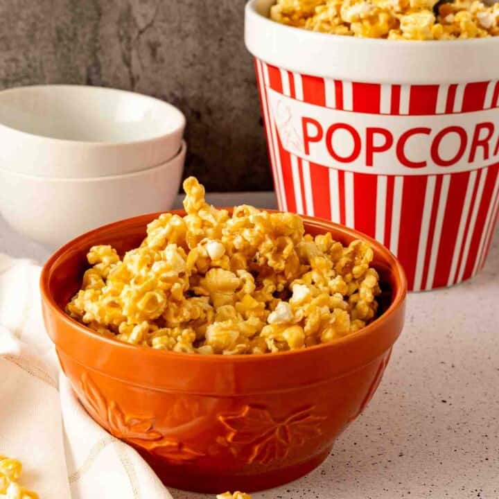 Caramel Corn Popcorn - Mama Needs Cake®