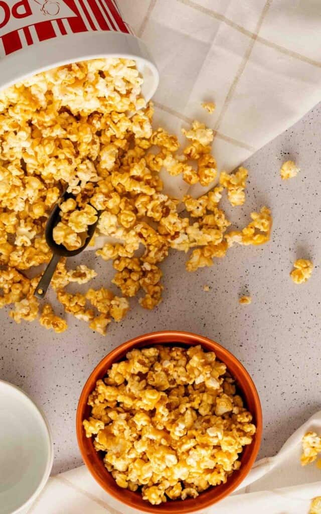 Caramel Corn Popcorn - Mama Needs Cake®