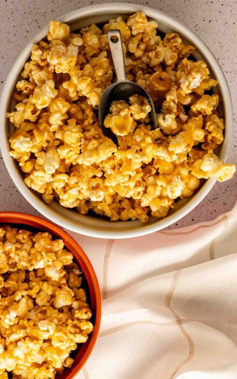 Caramel Corn Popcorn - Mama Needs Cake®